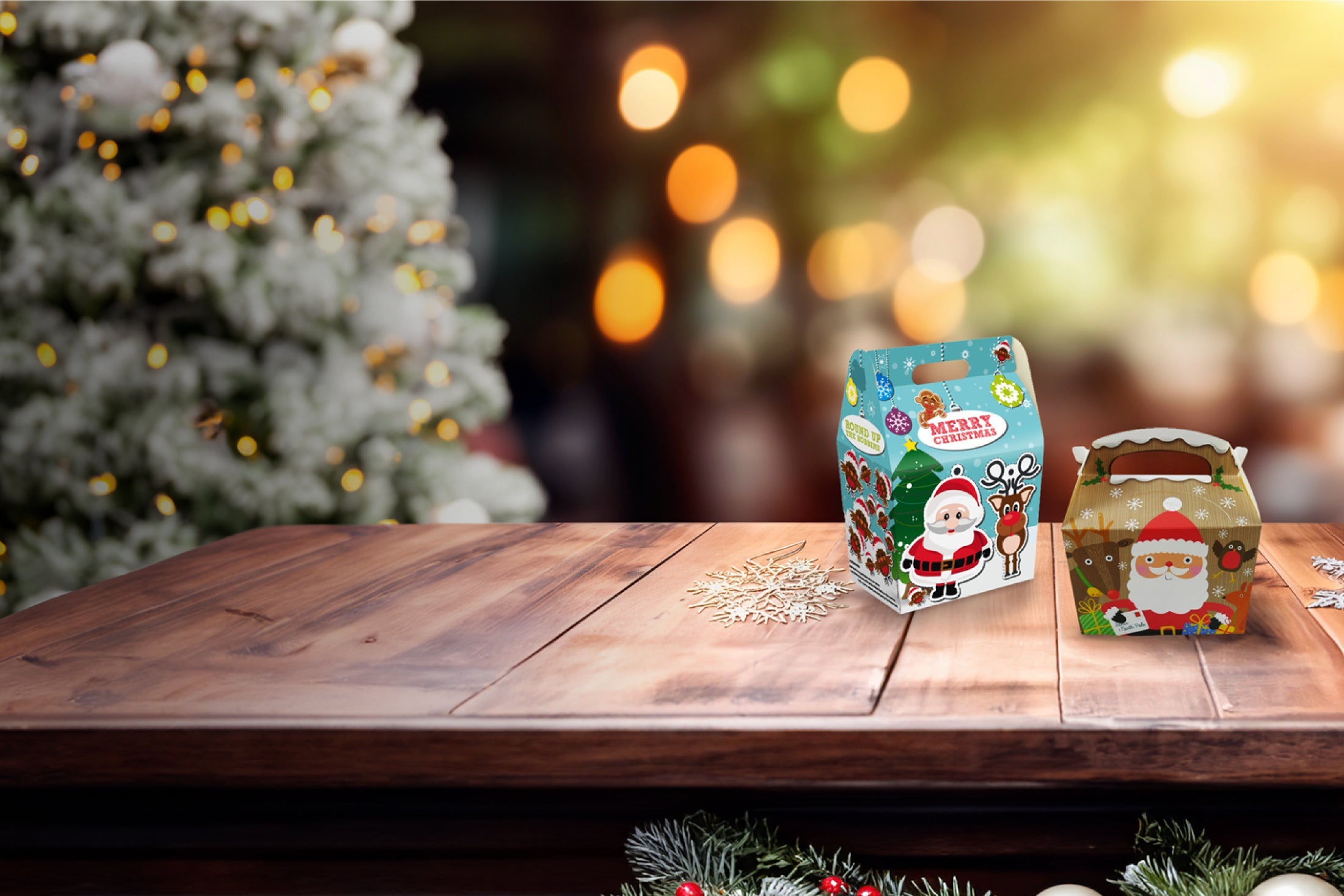 Christmas Food Packaging | Festive Boxes, Cups & Crackers
